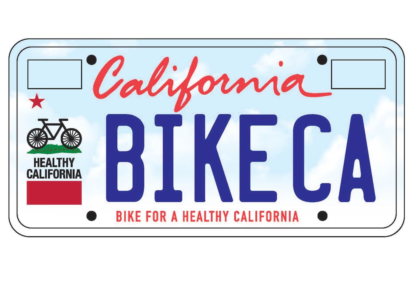 Bike-Themed California License Plate To Benefit Cycling | Cycle Volta
